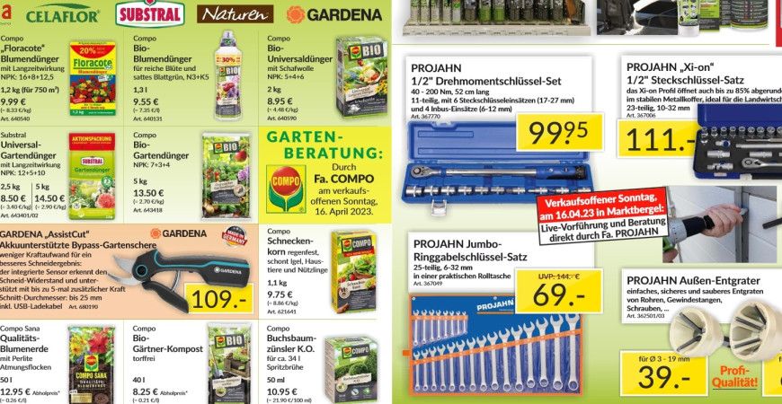 HAGRA-Angebote April 2023